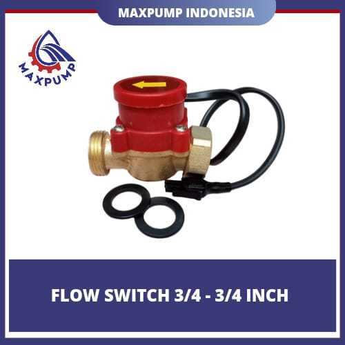 Maxpump Flow switch 3/4 INCH -3/4 INCH (Automatic Booster Pump) - Flow ...