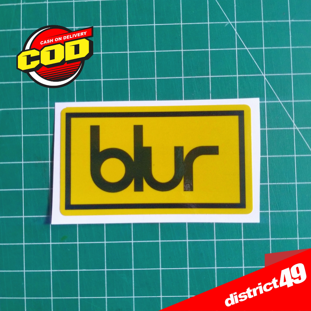 Blur Sticker - Waterproof Glossy Lamination Print Cut Sticker - Car ...