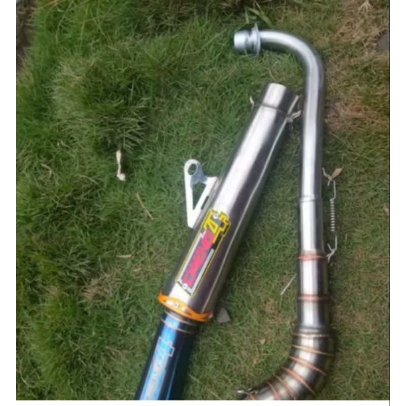 Open pipe daeng sai4 for 100/125 xrm 100/125 smash 115 Mio sporty big ...