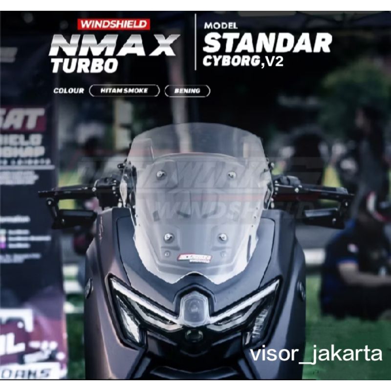 Wiendshield visor NMAX Neo Turbo 2024 Standard ModeL CYBORG, Latest ...