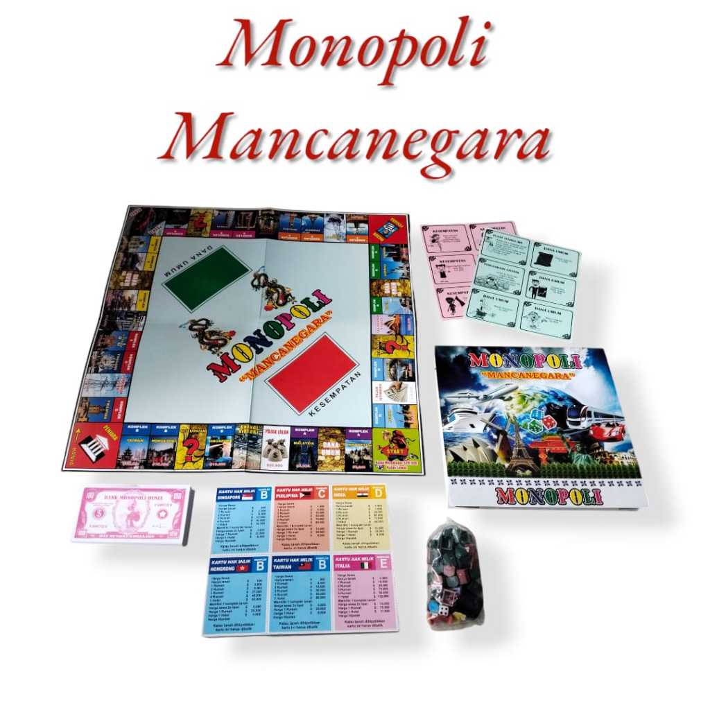 AS888 - International Monopoly and International Complete Set. | Shopee ...