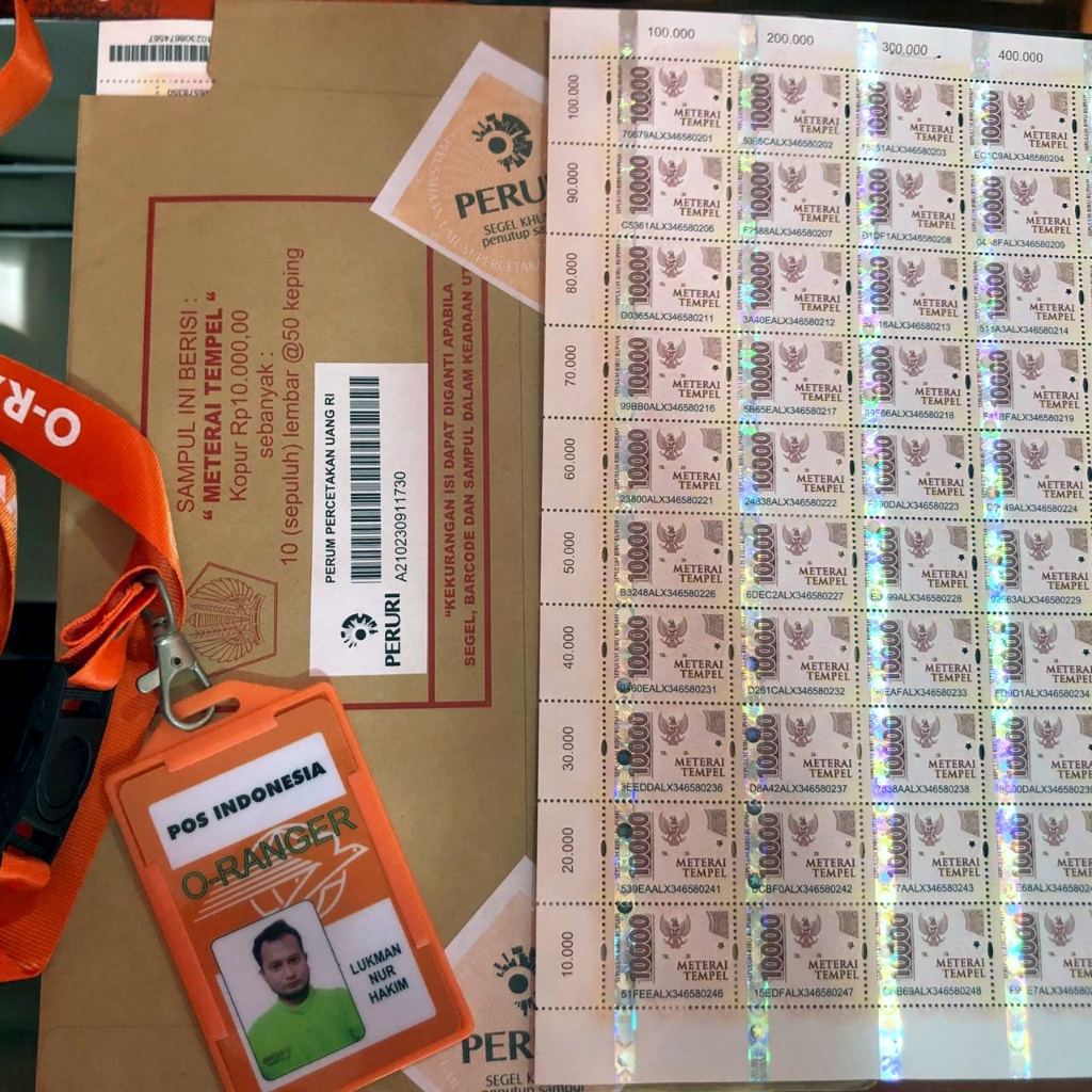 10,000 Original Pos Seal Stamp Ten Thousand Contents 50pcs Paste Stamp ...