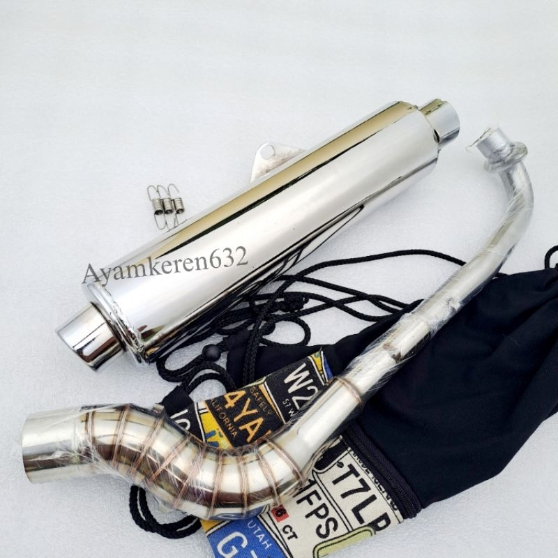 Standard canister open power pipe xrm 100 110 125 wave fury rs125 ...