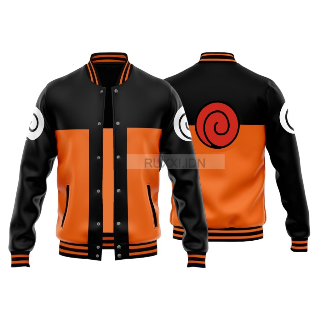 Naruto SHIPPUDEN VARSITY ANIME JACKET | Shopee Philippines