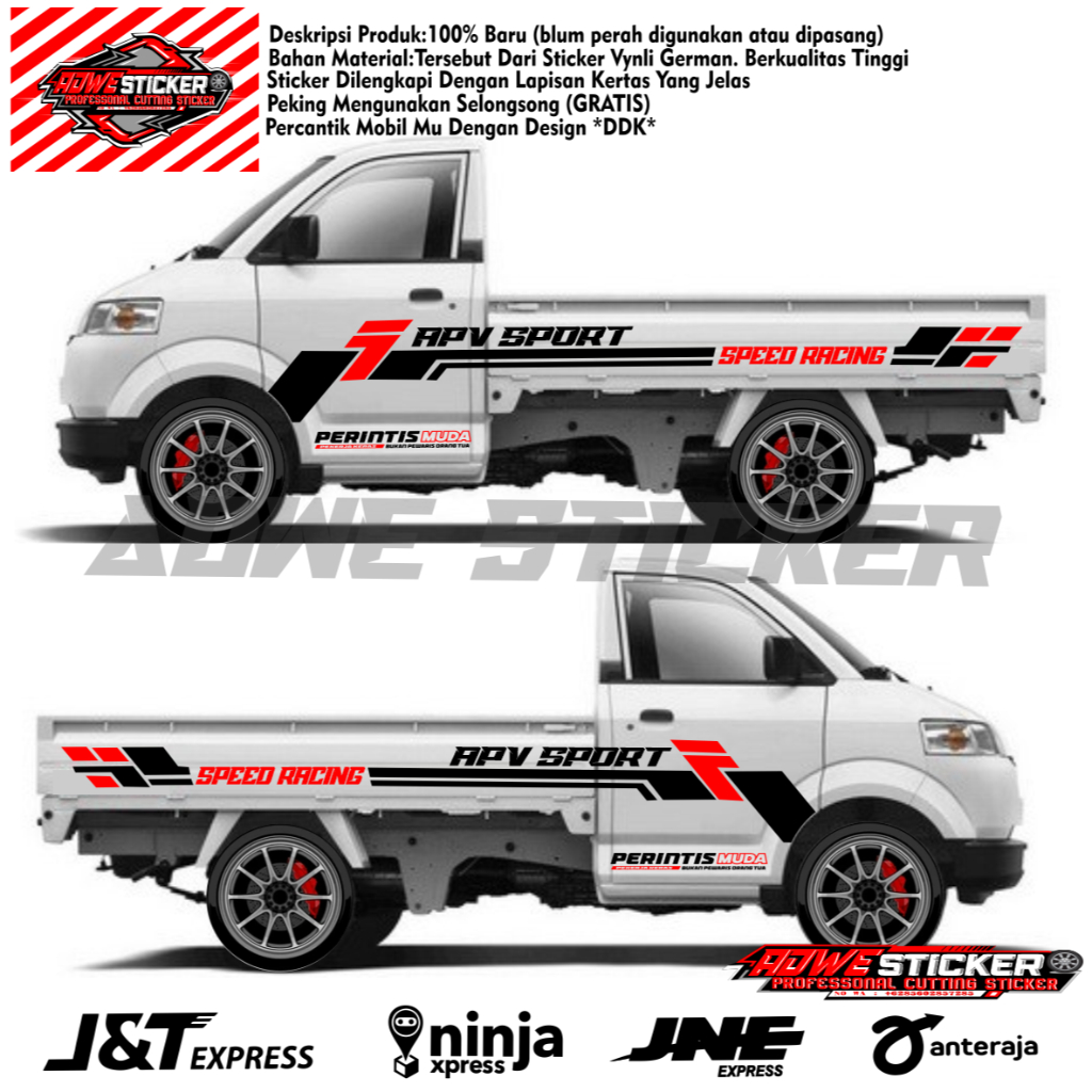 Apv Pickup Car Cutting Stickers Apv SPORT Stickers Latest Suzuki Apv ...