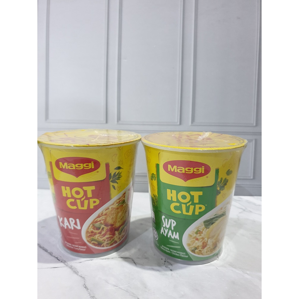 Maggi HOT CUP 2 Variants Of MALAY Flavor | Shopee Philippines