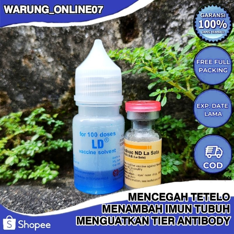 Medivac ND Lasota Vaccine Product Dose 100 Tails | Shopee Philippines