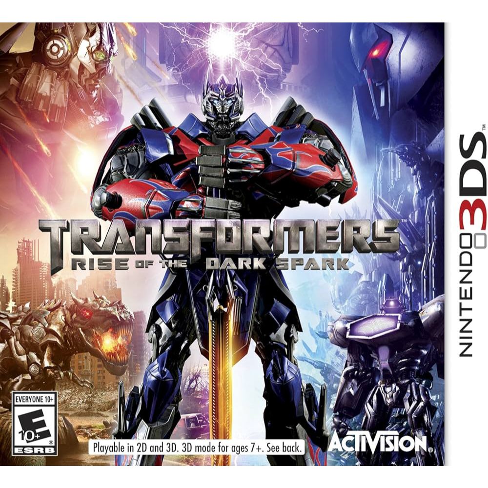 Nintendo 3DS CFW TRANSFORMERS GAME RISE OF THE DARK SPARK | Shopee ...