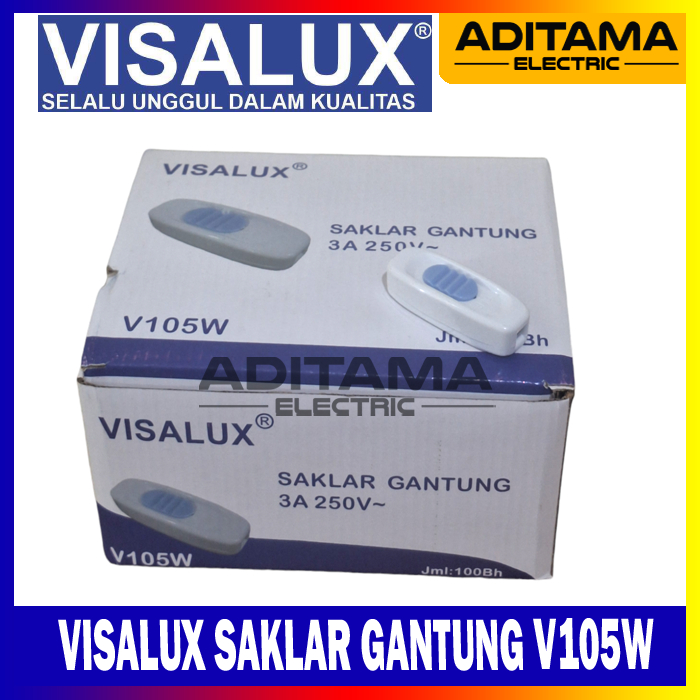 VISALUX CHANGE SWITCH V105W / VISALUX SLIDE SWITCH V-105W | Shopee ...