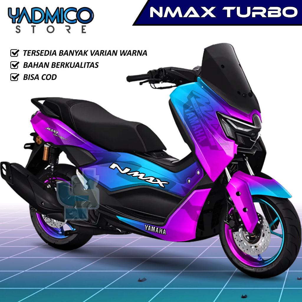 Nmax Turbo Full Body Decal / Latest 2024 NMAX Motorcycle Stickers ...
