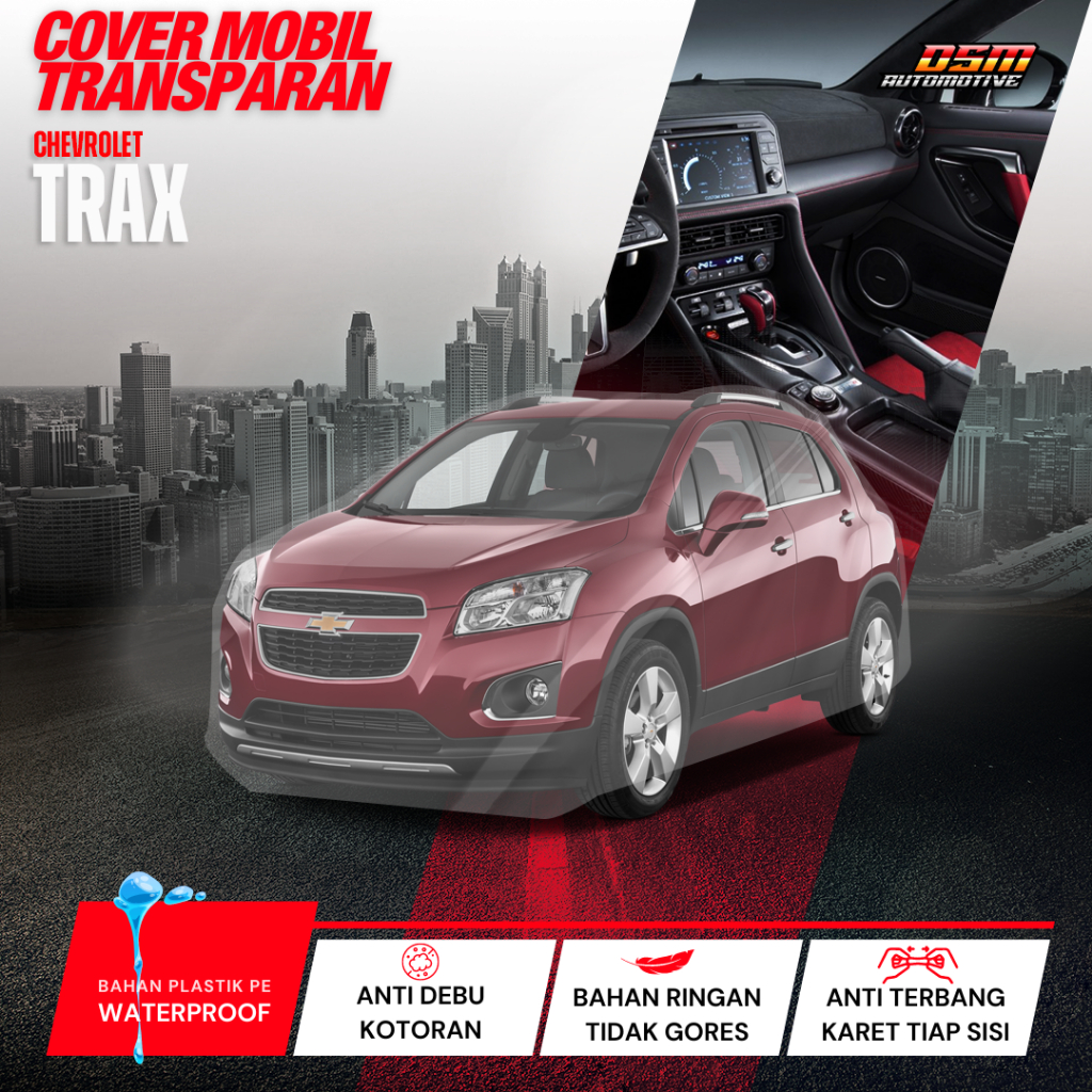 Transparent Chevrolet Trax Car Cover / Thick Plastic Material 80mirror ...