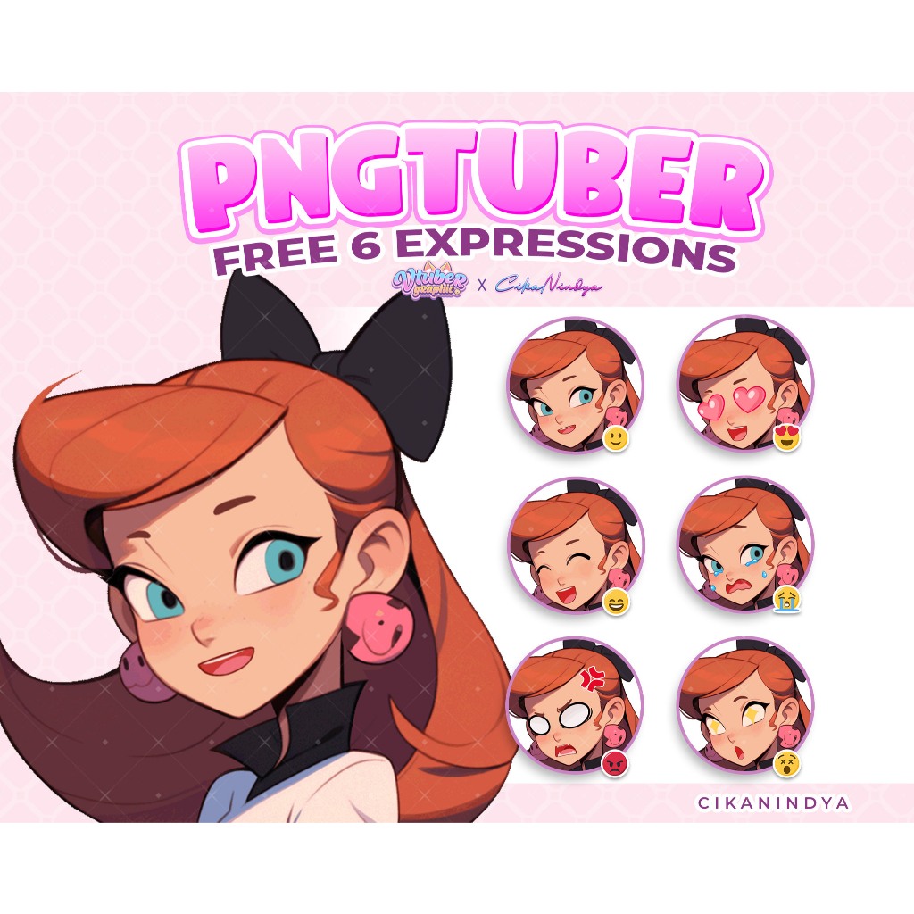 For Your Live Streaming with Unique PNG Tuber, Cute PNG Tuber, Virtual ...