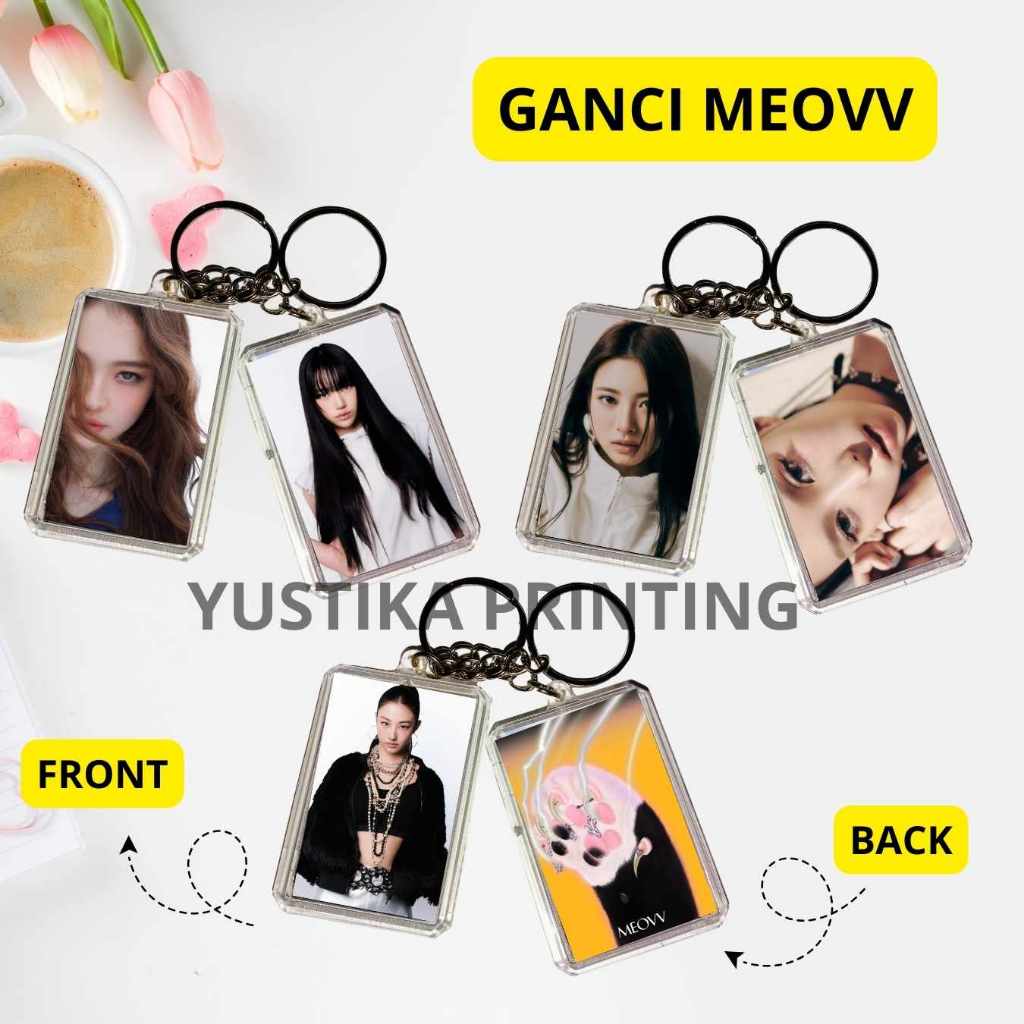 GANTUNGAN (GANCI) MEOVV KPOP Girl Group Keychain - Ella Gawon Narin ...
