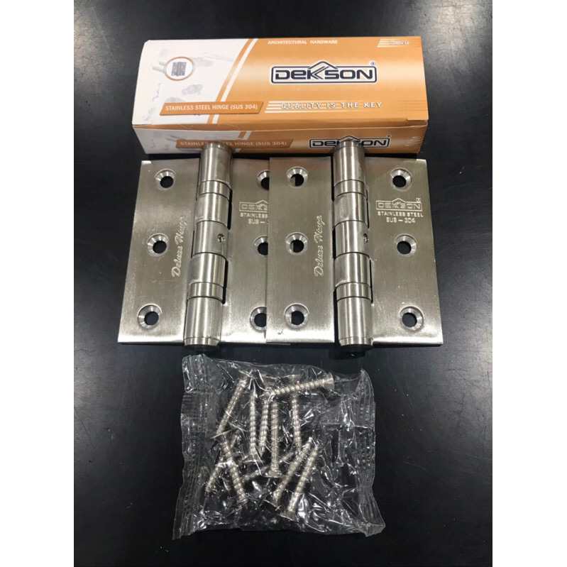 Dekson Deluxe 3 inch hinges (3x2,5x2,5mm - 2BB) NRP | Shopee Philippines