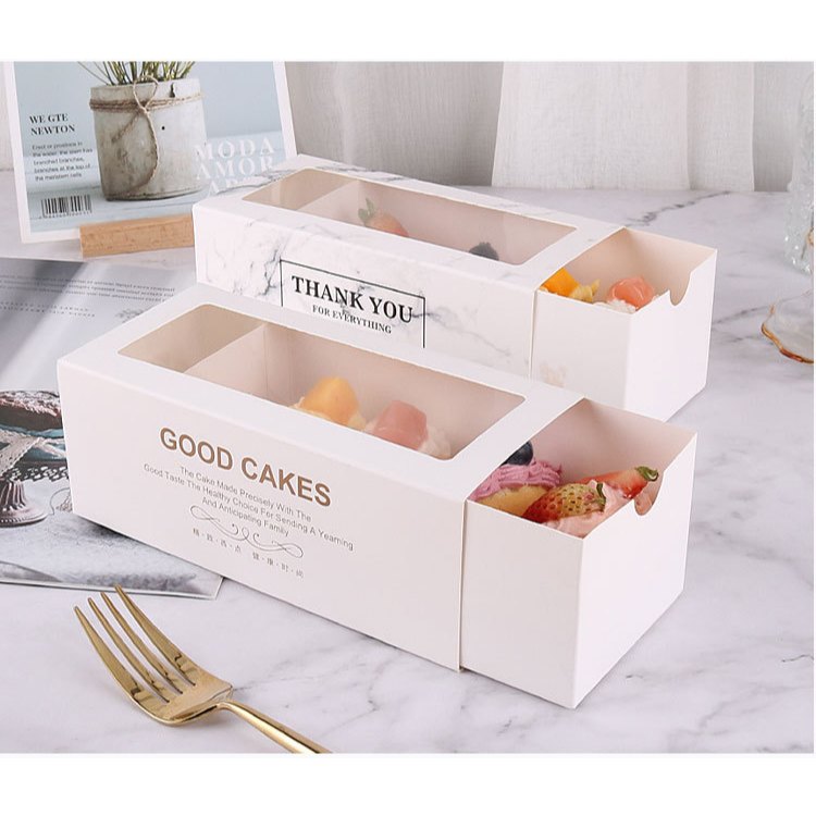 10 pcs premium cake box / multi-purpose cake box / rolled sponge box ...