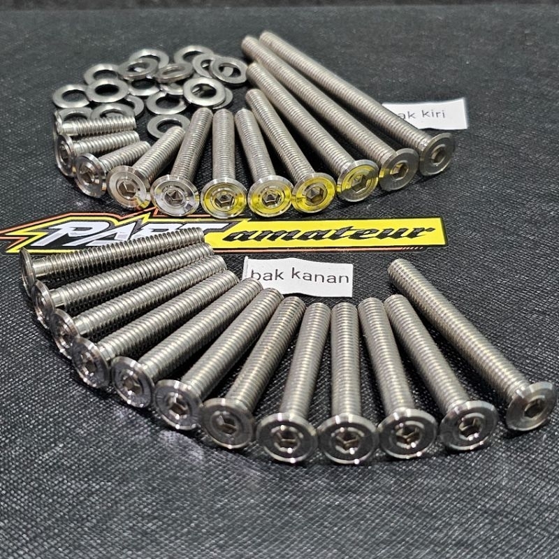 MESIN Tiger engine bolts tiger clutch tub bolts Magnet gl MP tiger ...