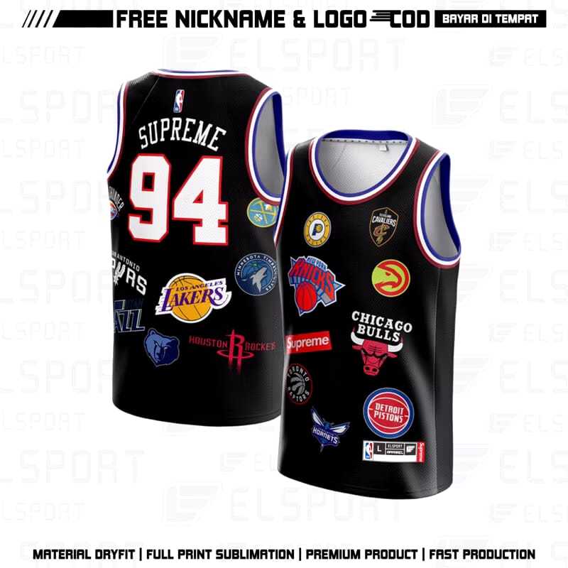 Latest Supreme Basketball Jersey. Free to put name & Logo, full ...