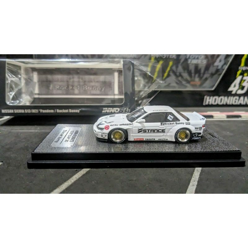 Diecast inno64 Nissan Silvia S13 V2 Pandem Rocket bunny White | Shopee ...