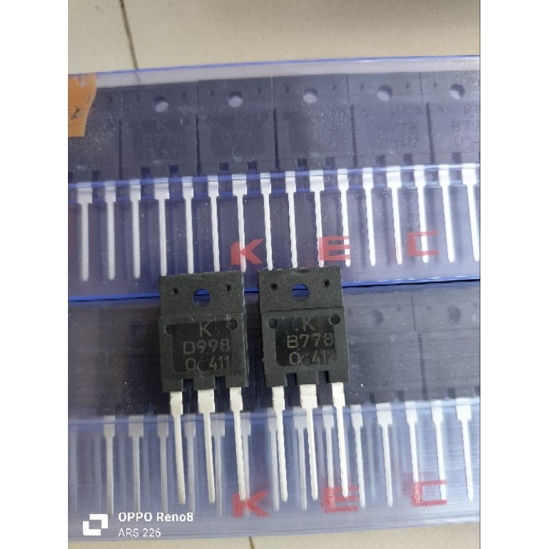 Transistor B 778 D 998 KEC Original (1 set) | Shopee Philippines
