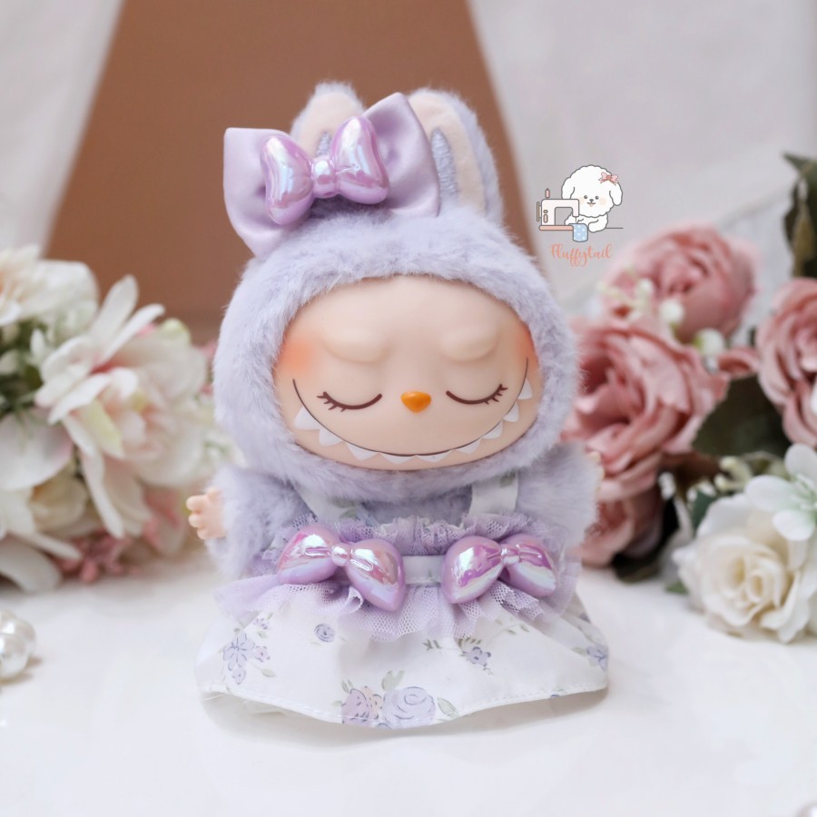 Fluffytail Labubu Dress Outfit Labubu Macaron Clothes & Have a seat New ...