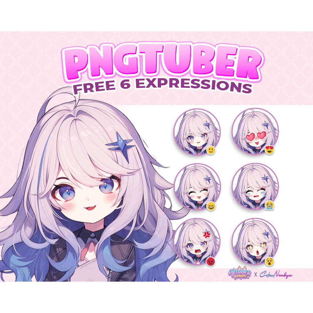 Cool Virtual Personas with PNG Tuber for Live Streaming, Cute ...