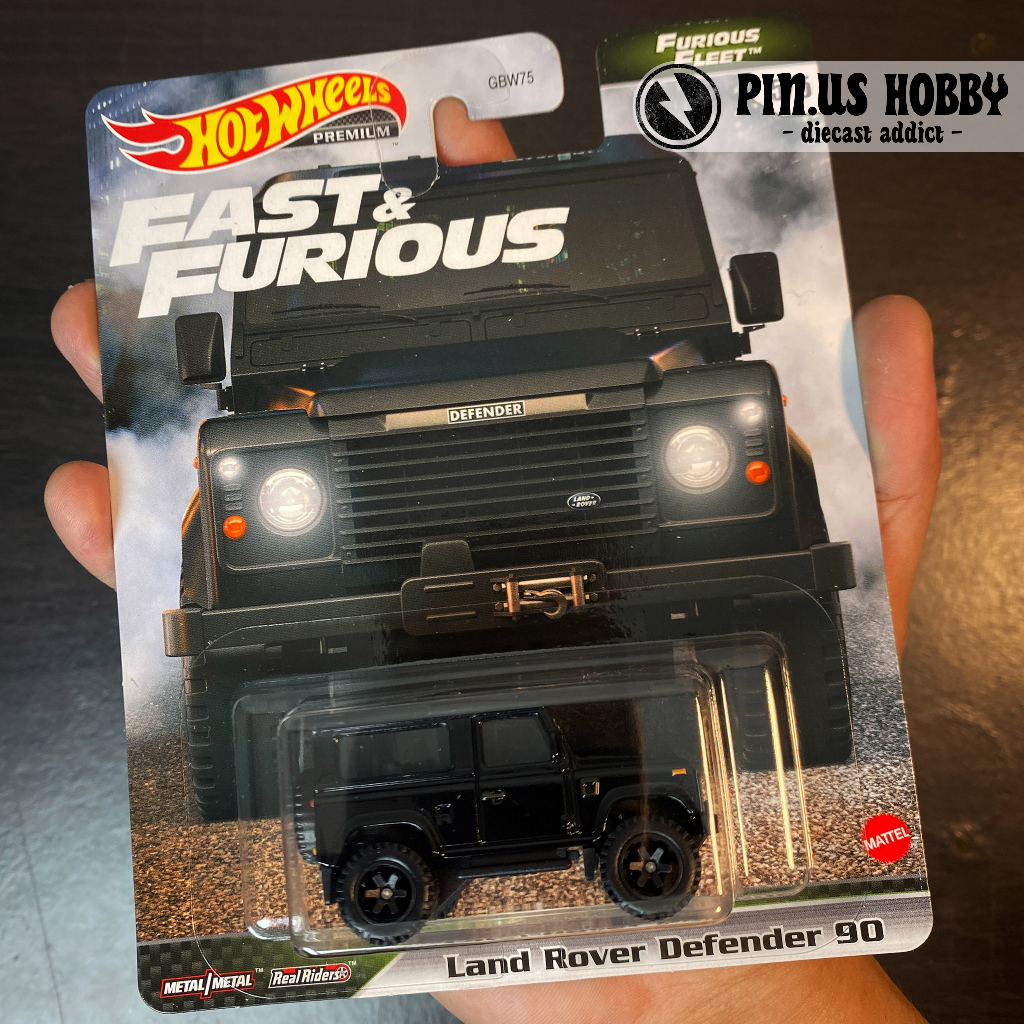 JEEP HOT WHEELS PREMIUM LAND ROVER DEFENDER 90 BLACK FAST AND FURIOUS ...