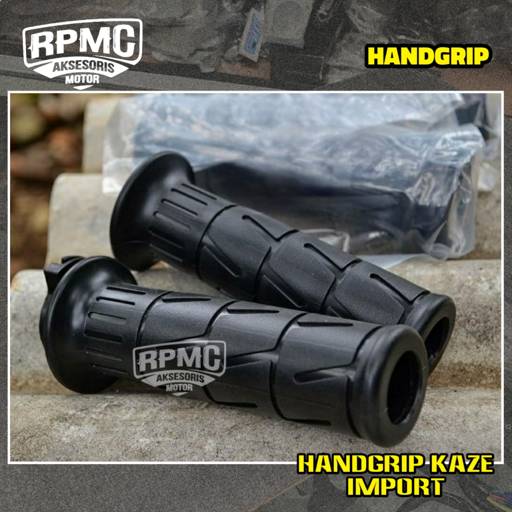 Handgrip KAZE GRIP KAZE HANDFAT RUBBER GAS GRIB ORIGINAL RIGHT LEFT ...