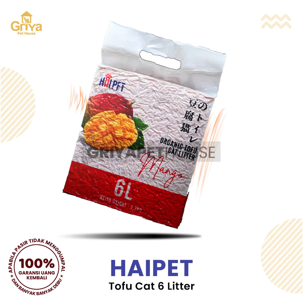 Haipet Tofu Clumping Cat Litter - Soy Clumping Sand 6L | Shopee Philippines