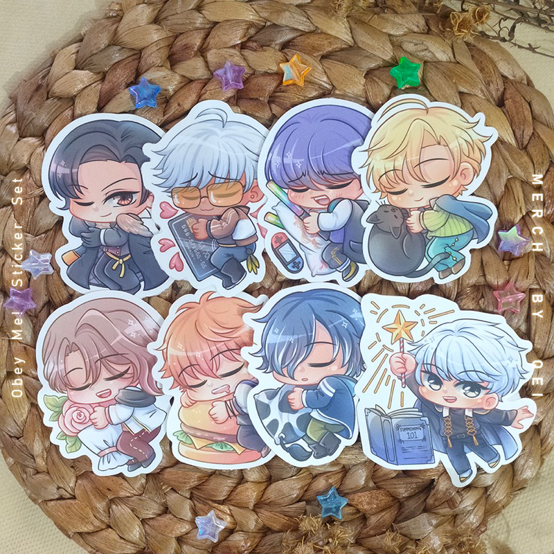 STICKER Obey Me! Sticker Fanart Merchandise [MERCH BY QEI] ASMODEUS ...