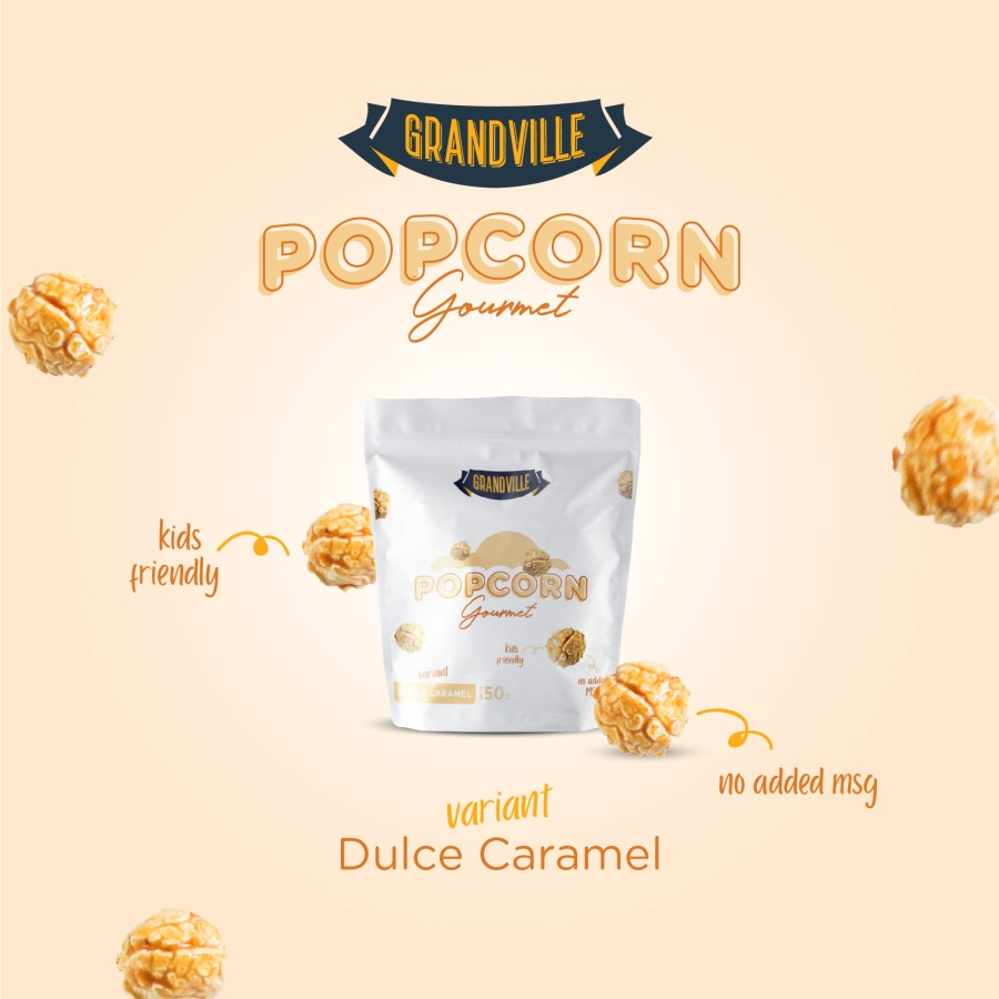 Grandville Popcorn Gourmet Dulce Caramel 50 gr | Shopee Philippines
