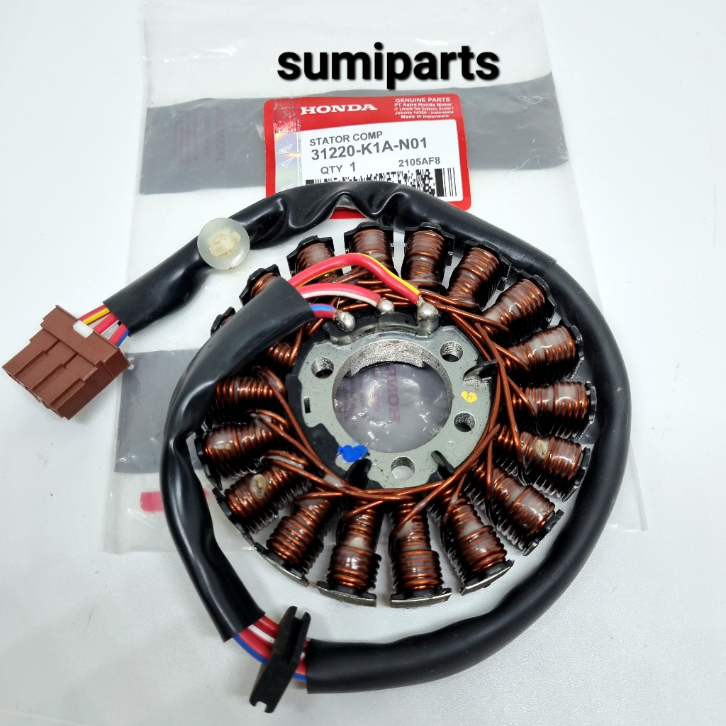 Spool Stator Spool Startor Honda Genio KOJ 2019-2021 Sett plus 4-leg ...
