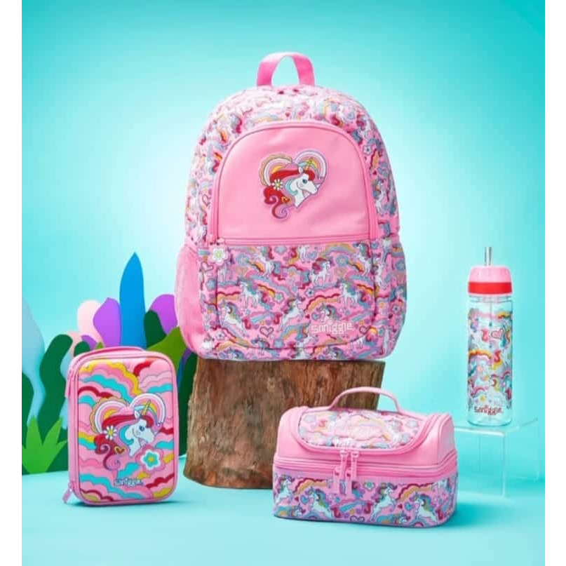 Smiggle wild side unicorn backpack set | Shopee Philippines
