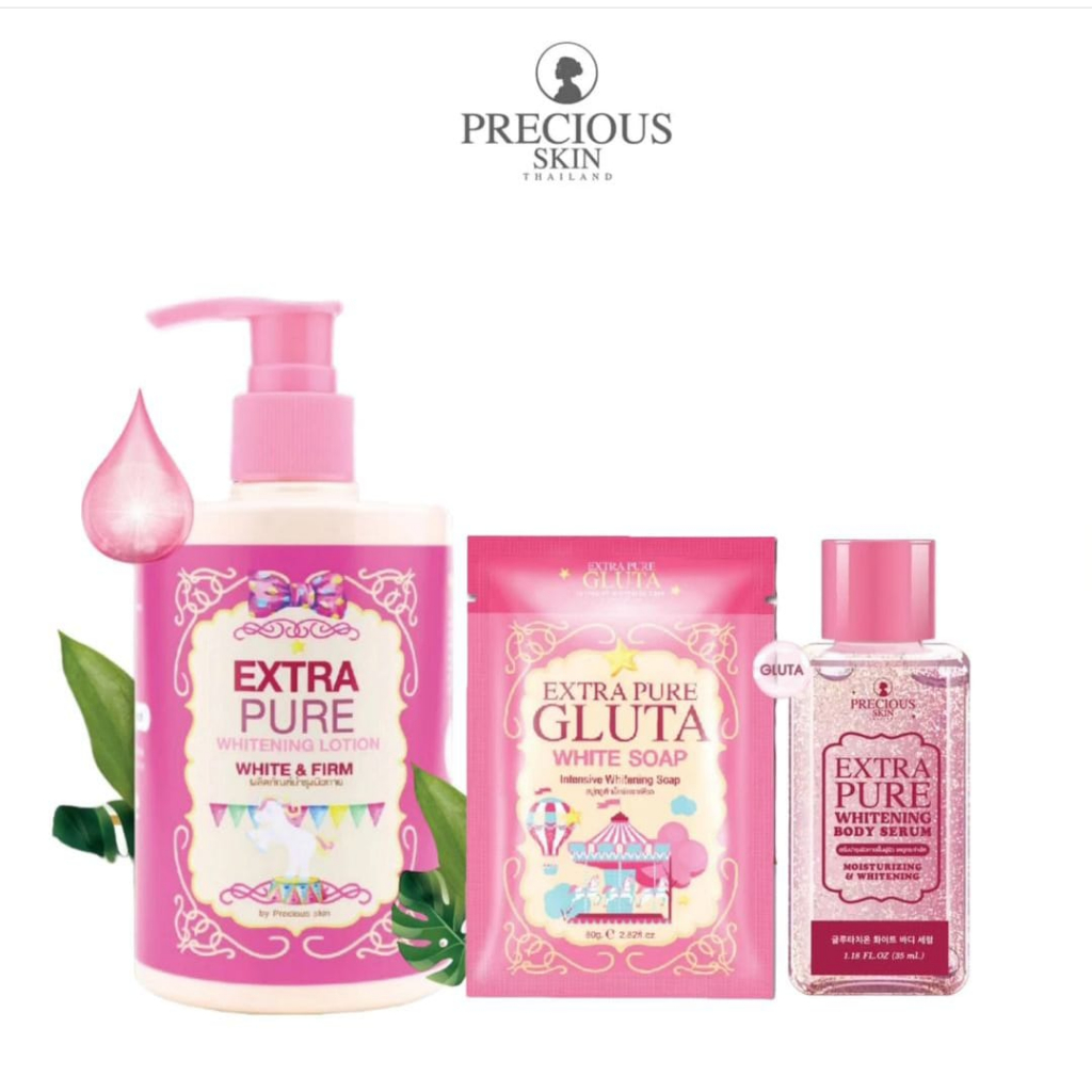Precious Skin Extra Pure Series Lotion Soap Body Serum | Shopee Philippines