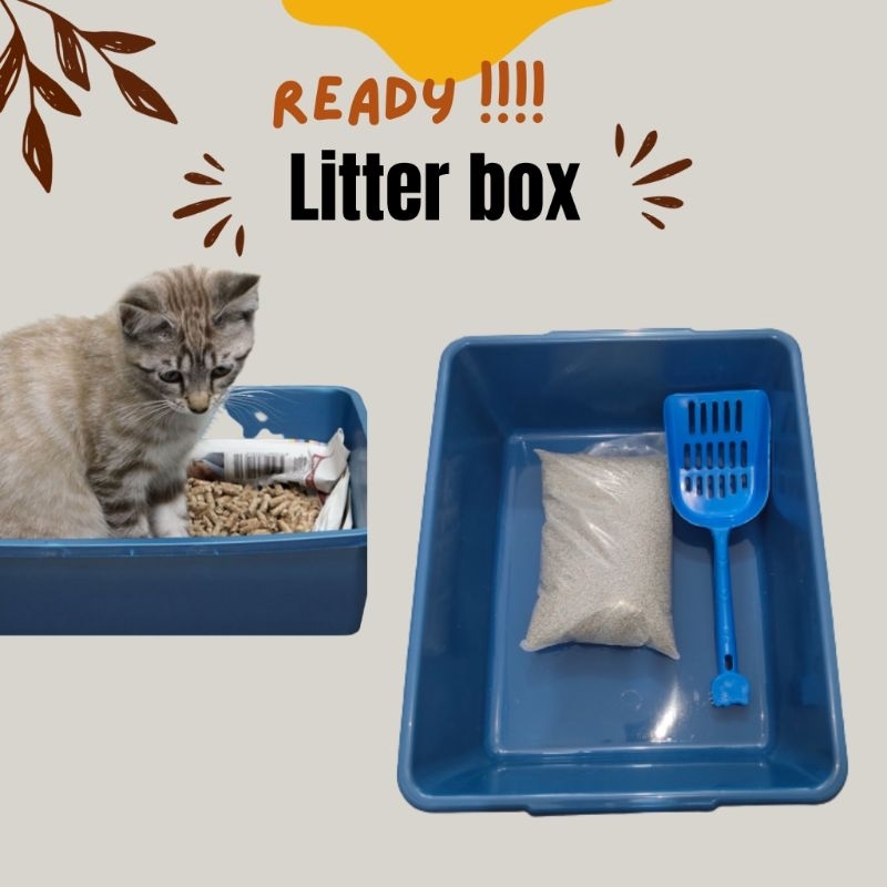 ADULT CAT LITTER BOX PACKAGE (RANDOM COLOR) | Shopee Philippines