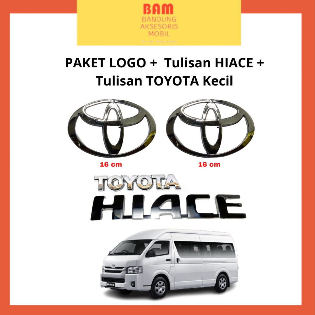 Toyota Hiace Commuter Premio Car Logo Package | Shopee Philippines