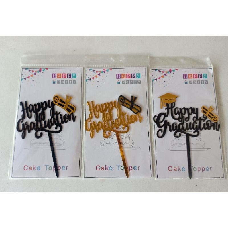 Happy GRADUATION CAKE TOPPER | Shopee Philippines