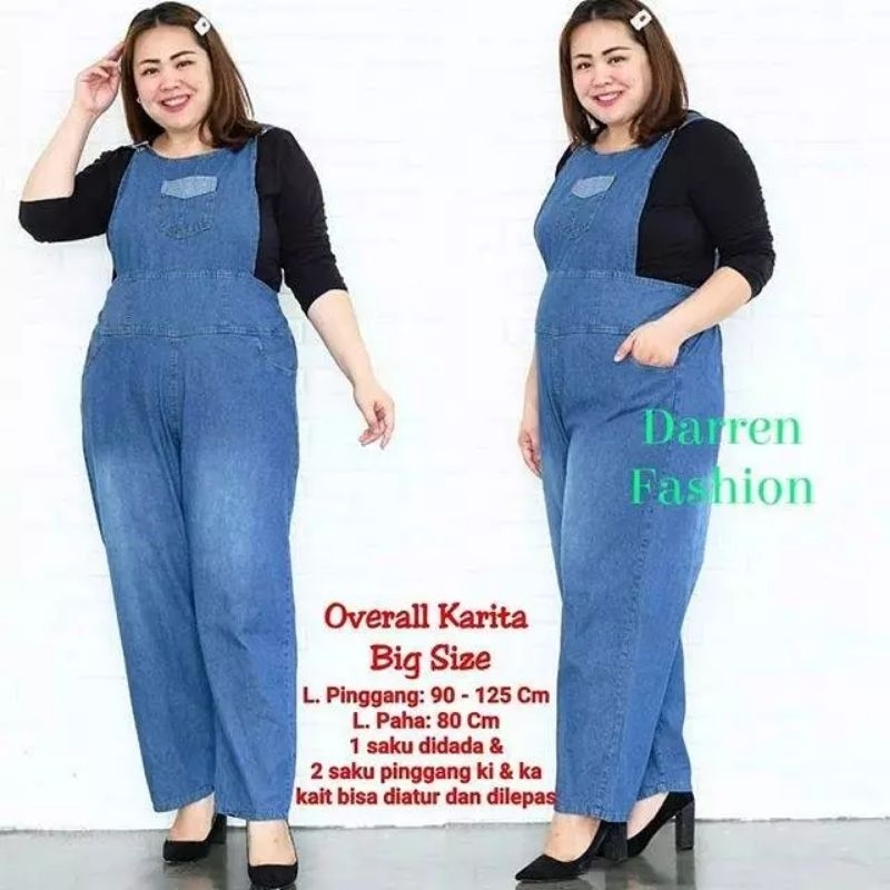 Jumbo JEANS Overalls/JEANS Overalls BIG SIZE | Shopee Philippines