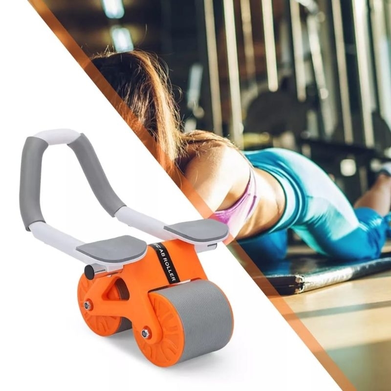 Total FITNESS Ab wheel 2in1 Ab Roller Wheels Plank Trainer Abdominal ...