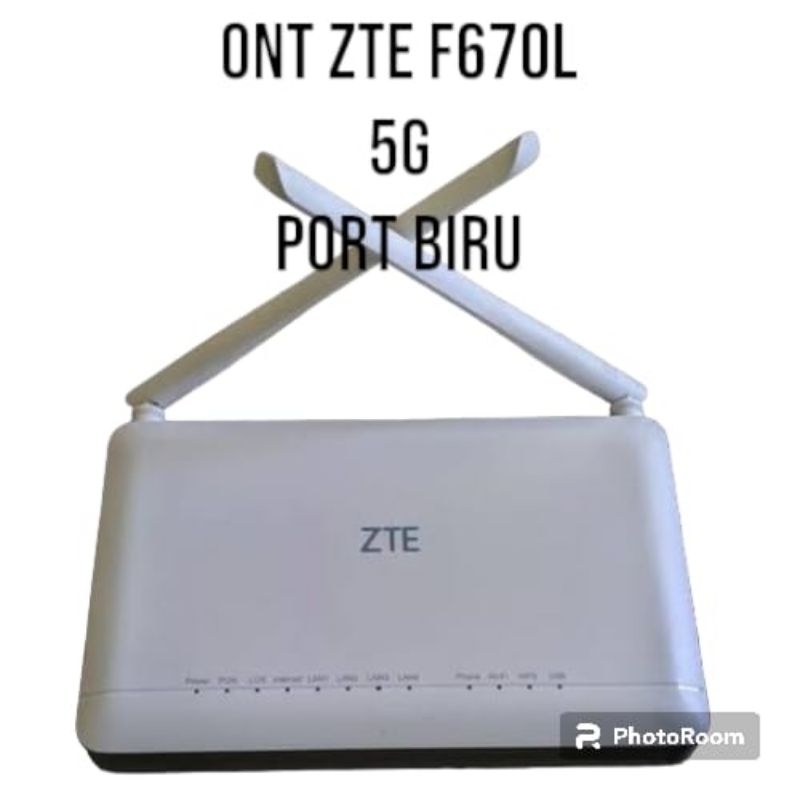 Zte F670L DUALBAND 5G PORT Blue (Original Adapter) | Shopee Philippines
