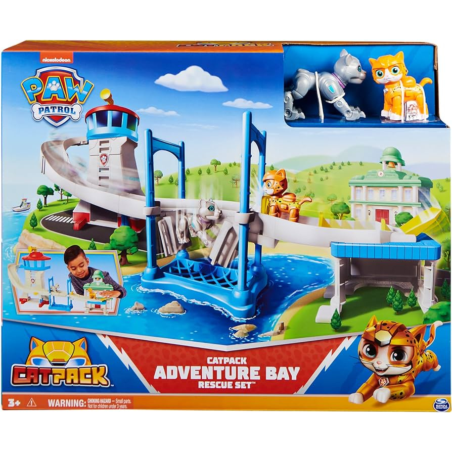 BEYBA Paw Patrol Catpack Adventure Bay Rescue Set Cat Pack Playset ...