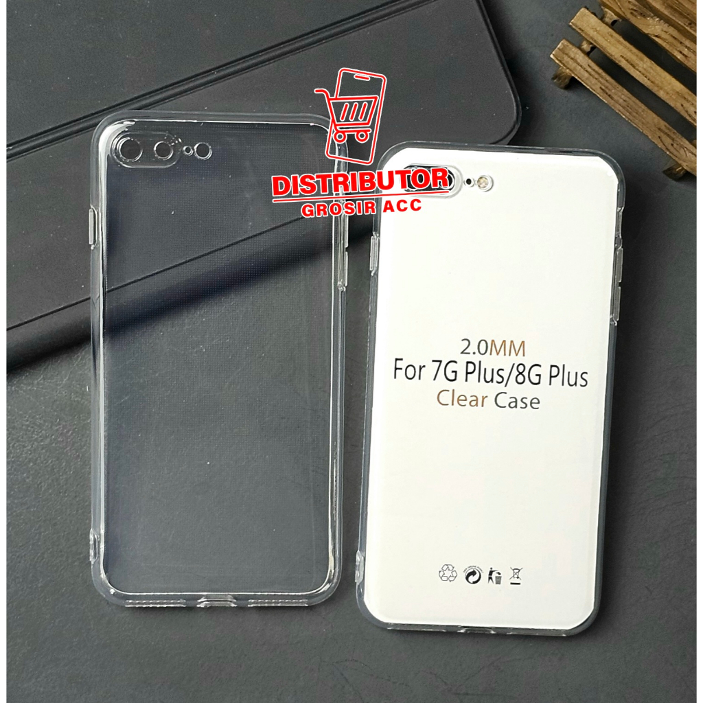 IPHONE 7 PLUS CLEAR CASE 2.0MM PREMIUN CASE CLEAR IPHONE 7 PLUS CH01 ...