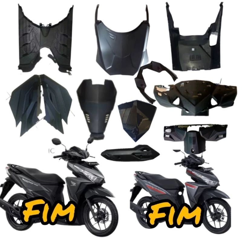 Rough Body Cover Upper Lower Under Front Rear Vario 125 150 led Old ...