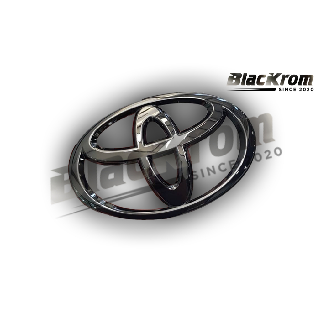 Toyota Yaris Cross 2023 Front Black Chrome Emblem Logo | Shopee Philippines