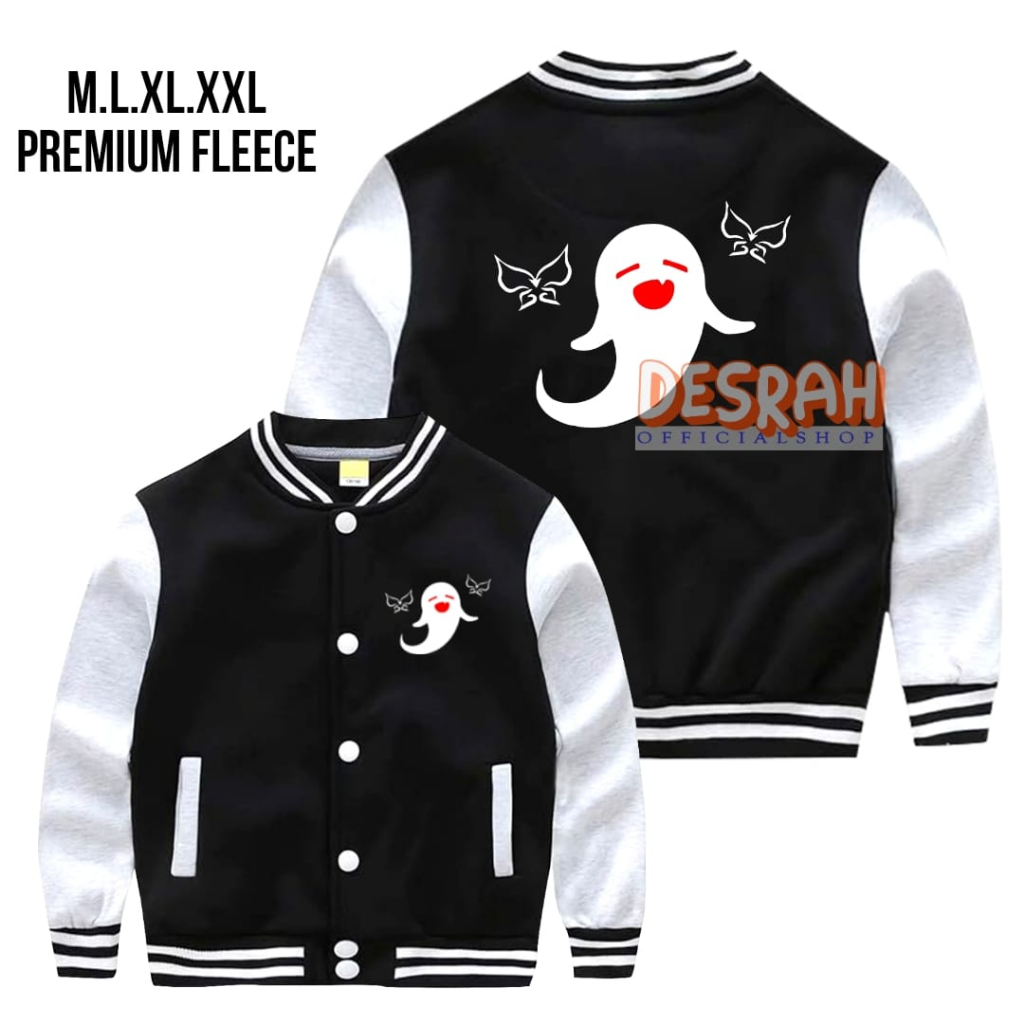 Varsity JACKET, ghenain impact game HU TAO GHOST / gamer jacket / men's ...