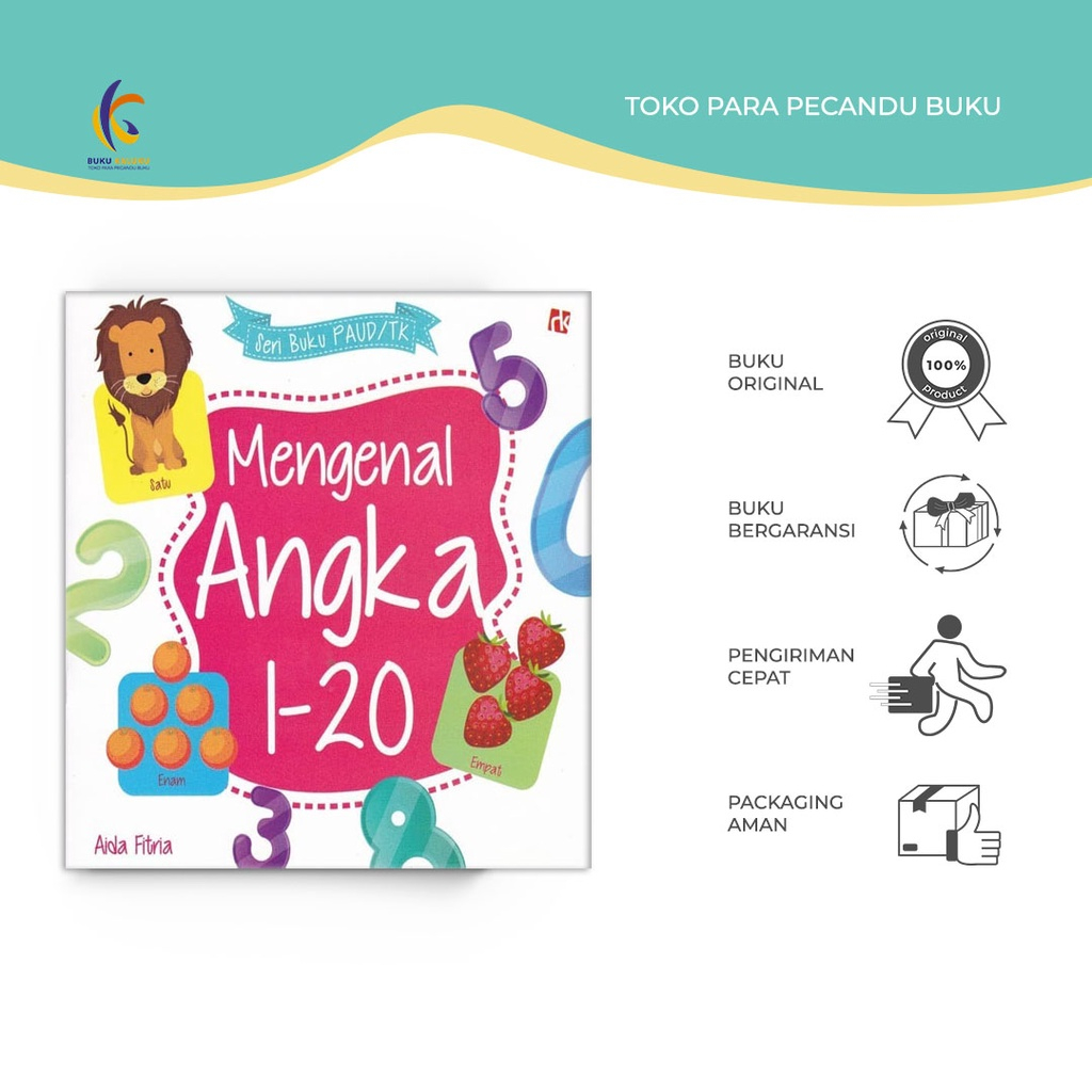 Children's Books - Paud/Tk Book Series Knowing Numbers 1-20 By Aida ...