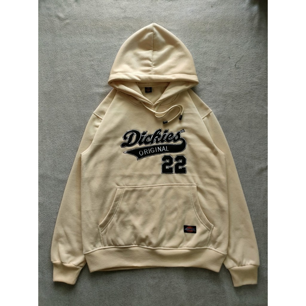 Hoodie Dickies Original 22 Cream Cheese Embroidery Premium Full Tag ...