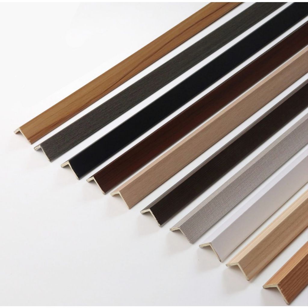 SIKU L Elbow Trim WPC Wood Cover PVC Wallpanel Panel Uk 150cm x 2cm x ...