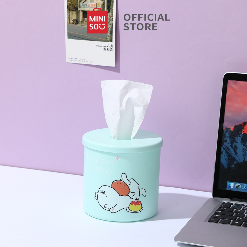 Miniso Kittens And Puppies Tissue Box Aesthetic Tissue Box Plastic ...