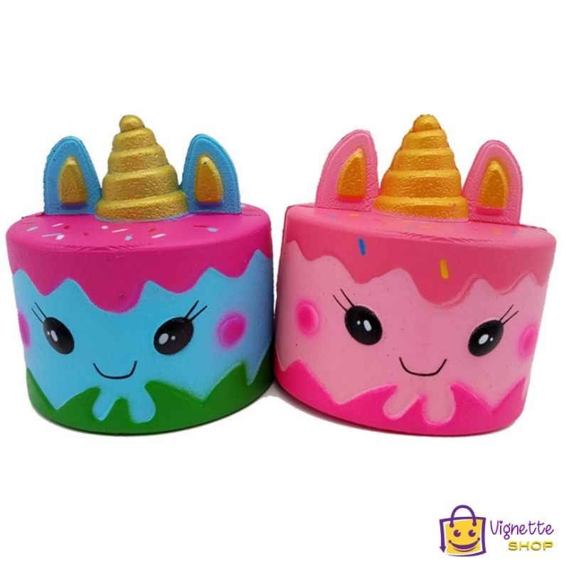 Squishy Jumbo Unicorn Cake Pink Cute Slow Rising | Squisy Squisi Squisy ...