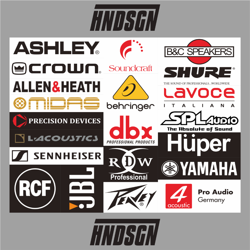 Waterproof Audio Sound System Sticker - Cut - RDW HUPER SPL ASHLEY ...